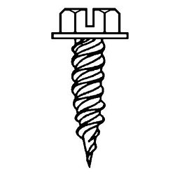 Bostwick Braun | Sheet Metal Screw, Imperial, #8 Diameter - Thread Size ...