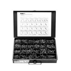 Bostwick Braun | Large Drawer Assortment, Stainless Steel Band, Zinc Plated