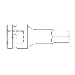Bostwick Braun | Sunex® 36489 Driver Socket Bit, 3/8 in Drive, 14 mm ...