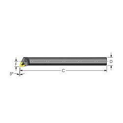 Bostwick Braun | Ultra-Dex 957-000-203 Negative Indexable Boring Bar ...