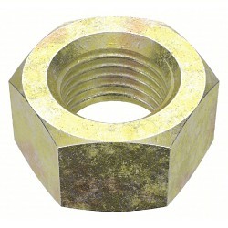 Bostwick Braun | Hex Nut, 1/2-13, Medium Carbon Steel, Zinc Yellow CR+6 ...