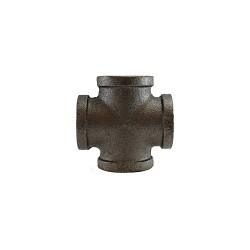 Bostwick Braun | MIDCO 65391 Pipe Cross, 1/4 in Nominal, Malleable Iron