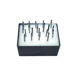 Bostwick Braun | 20 PC SOLID CARBIDE BURR SET 1/8 SH VARIOUS SHAPES