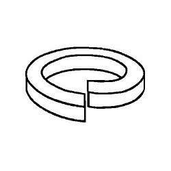 Bostwick Braun | Lock Washer, Imperial, 1 in Nominal, Split, Stainless ...