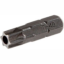 Bostwick Braun | T-20 Security Torx Power Bit, Imperial, Torx Drive, 1/ ...