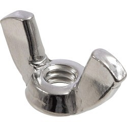 Bostwick Braun | Wing Nut, Imperial, 1/4-20 Thread, Zinc Plated
